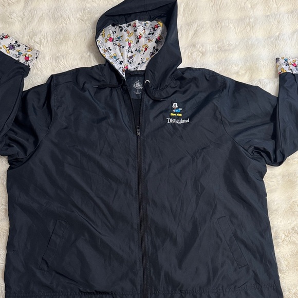 disneyland | Jackets & Coats | Disneyland Black Hooded Jacket For Women ...
